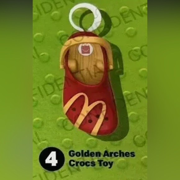 McDonald's | Toys | 4 New 224 Mcdonalds Mini Crocs Keychain Happy Meal ...